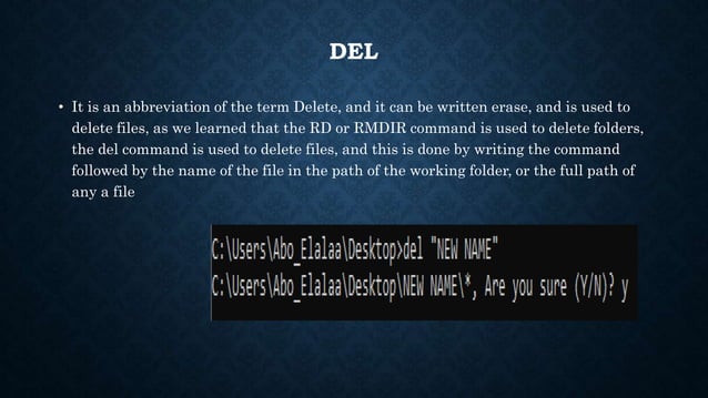 Command line in Windows.pptx | Operating Systems | Computer Software ...