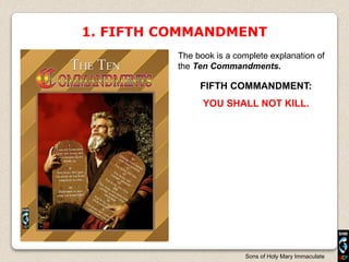 5th COMMANDMENTS IN THE TEN COMMANDMENTS | PPTX