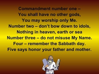 Commandments 1 to 10 | PPT