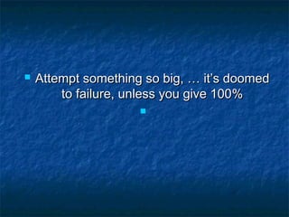 Commandments of success | PPT