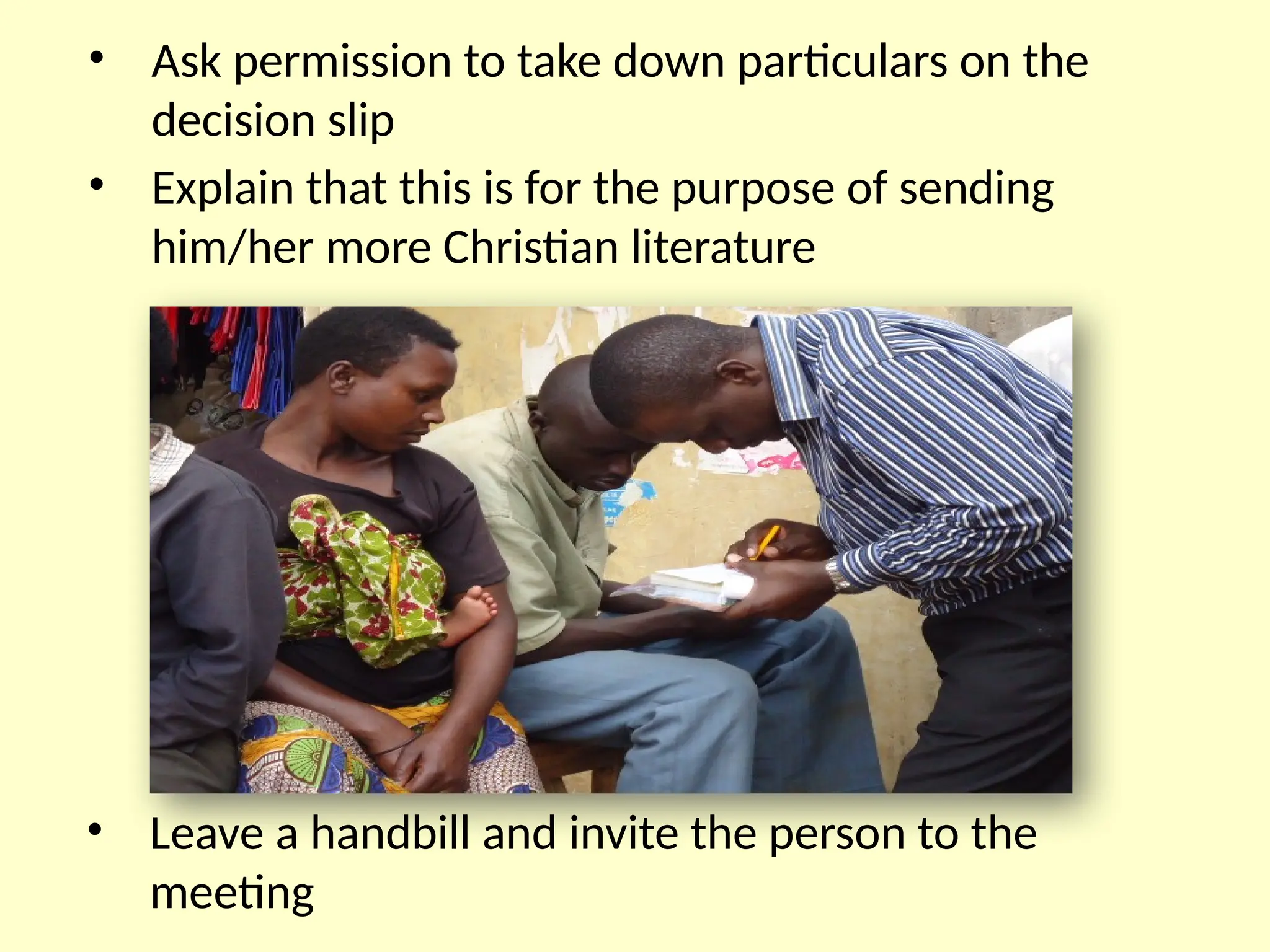 The Commando evangelism in the church .ppt