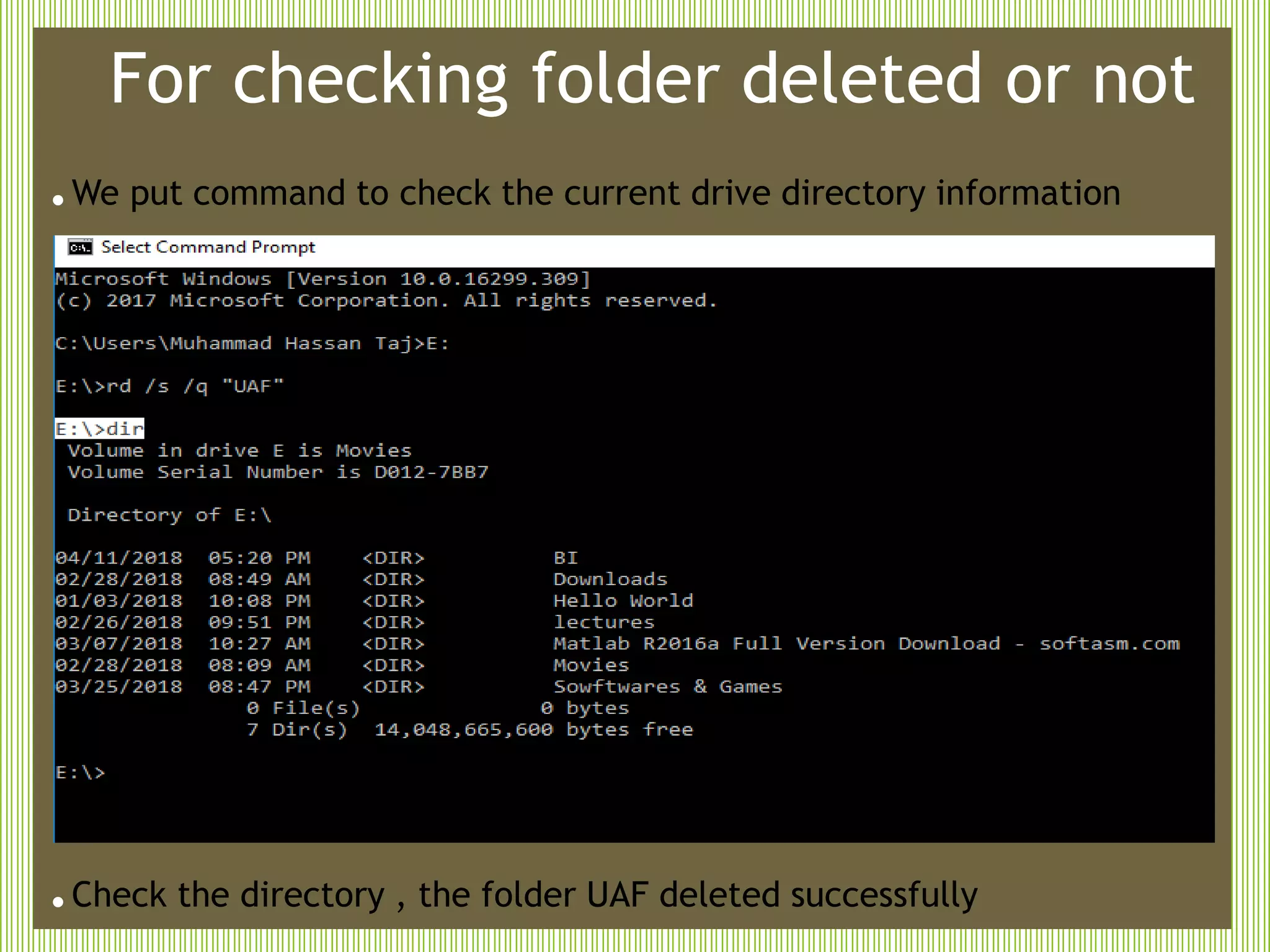 Command prompt presentation | PPTX