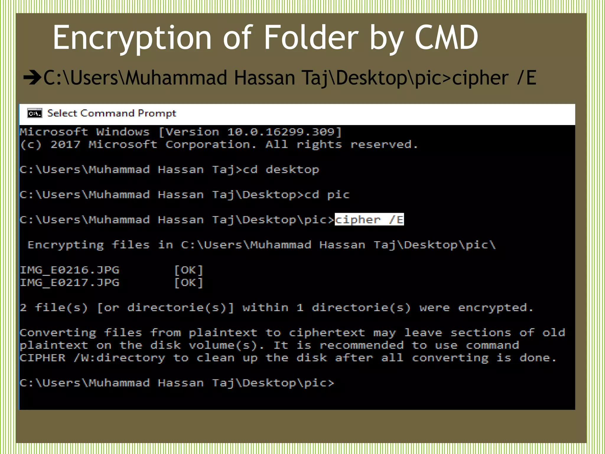 Command Prompt Presentation Pptx Operating Systems Computer Software And Applications