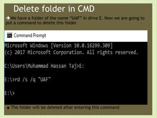 Command prompt presentation | PPT
