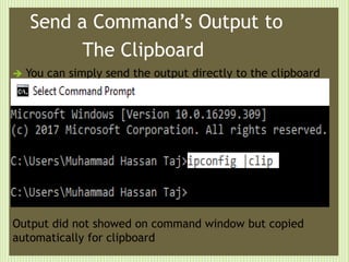 Command prompt presentation | PPTX