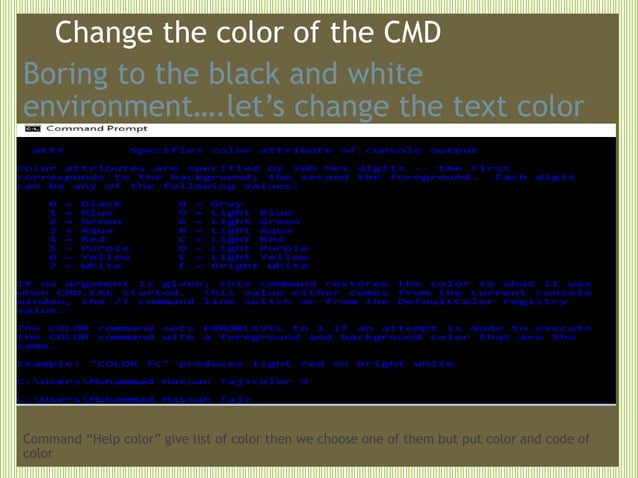 Command Prompt Presentation Pptx Operating Systems Computer Software And Applications