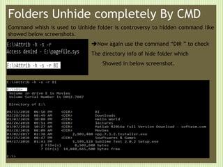 Command prompt presentation | PPTX