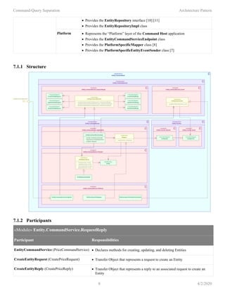 Command Query Separation: Architecture Pattern | PDF
