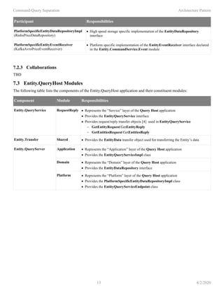 Command Query Separation: Architecture Pattern | PDF