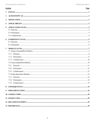 Command Query Separation: Architecture Pattern | PDF