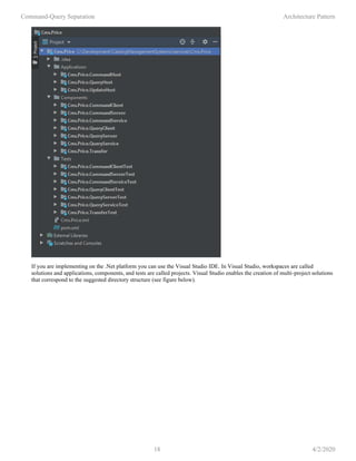 Command Query Separation: Architecture Pattern | PDF