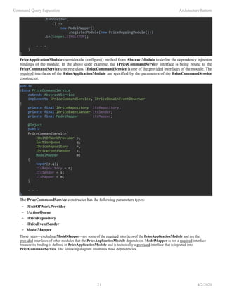 Command Query Separation: Architecture Pattern | PDF