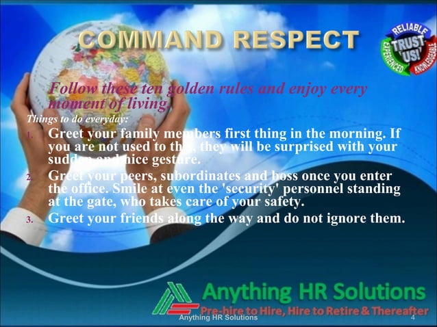 Command respect | PPT