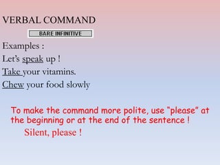 commands-and-prohibitions presentacion en | PPT