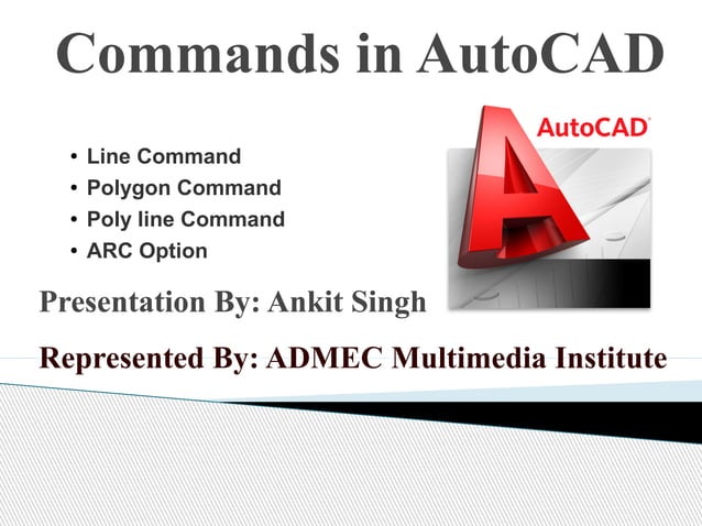 Commands in AutoCAD | PPT