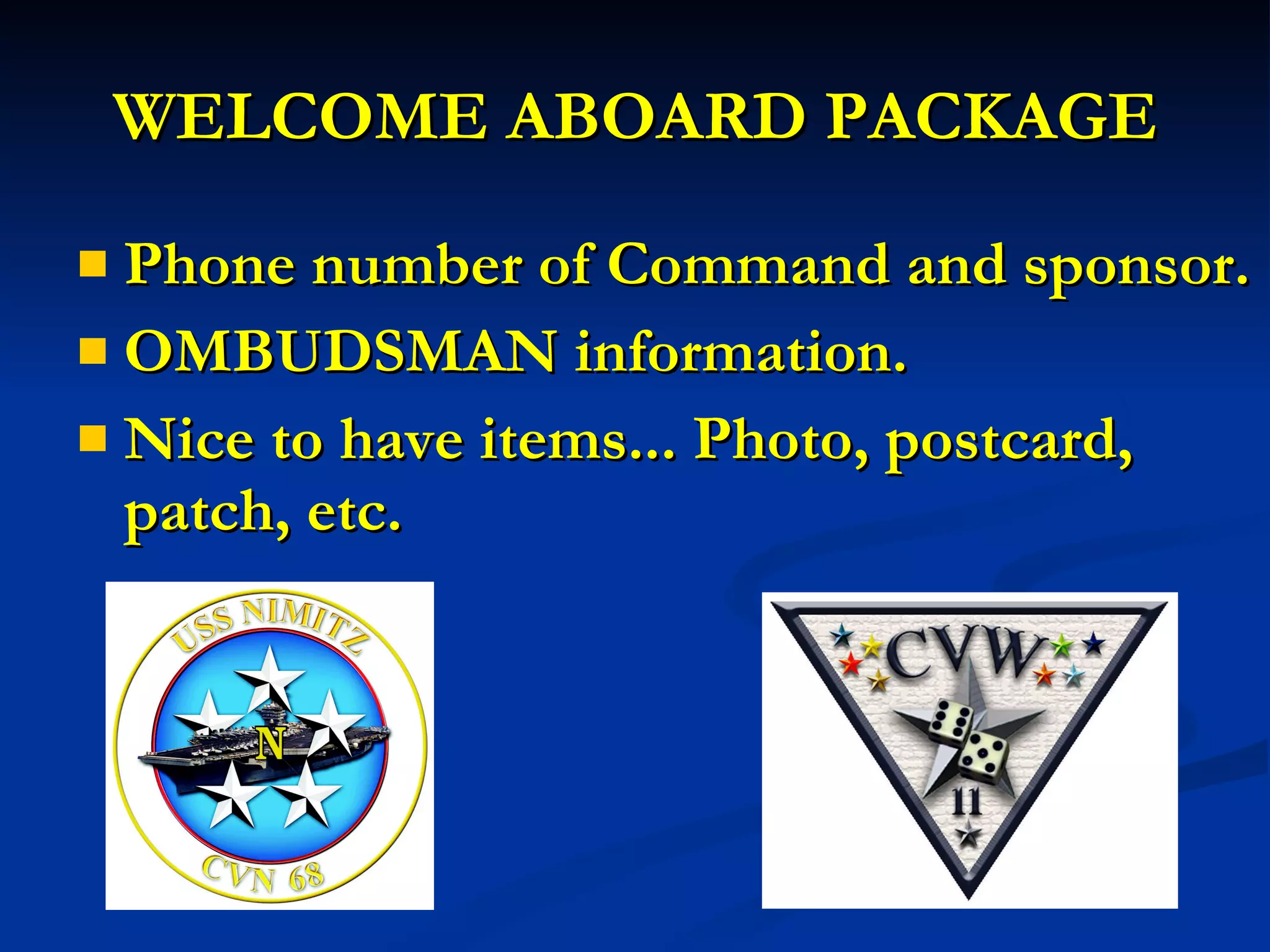Command sponsor program1 | PPT