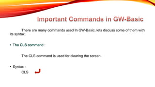 Command & statement | PPTX