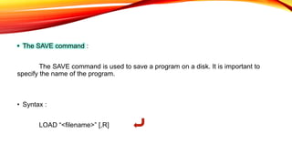 Command & statement | PPTX