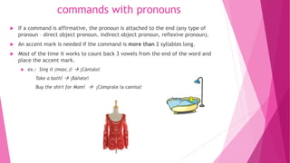 Commands with pronouns | PPTX