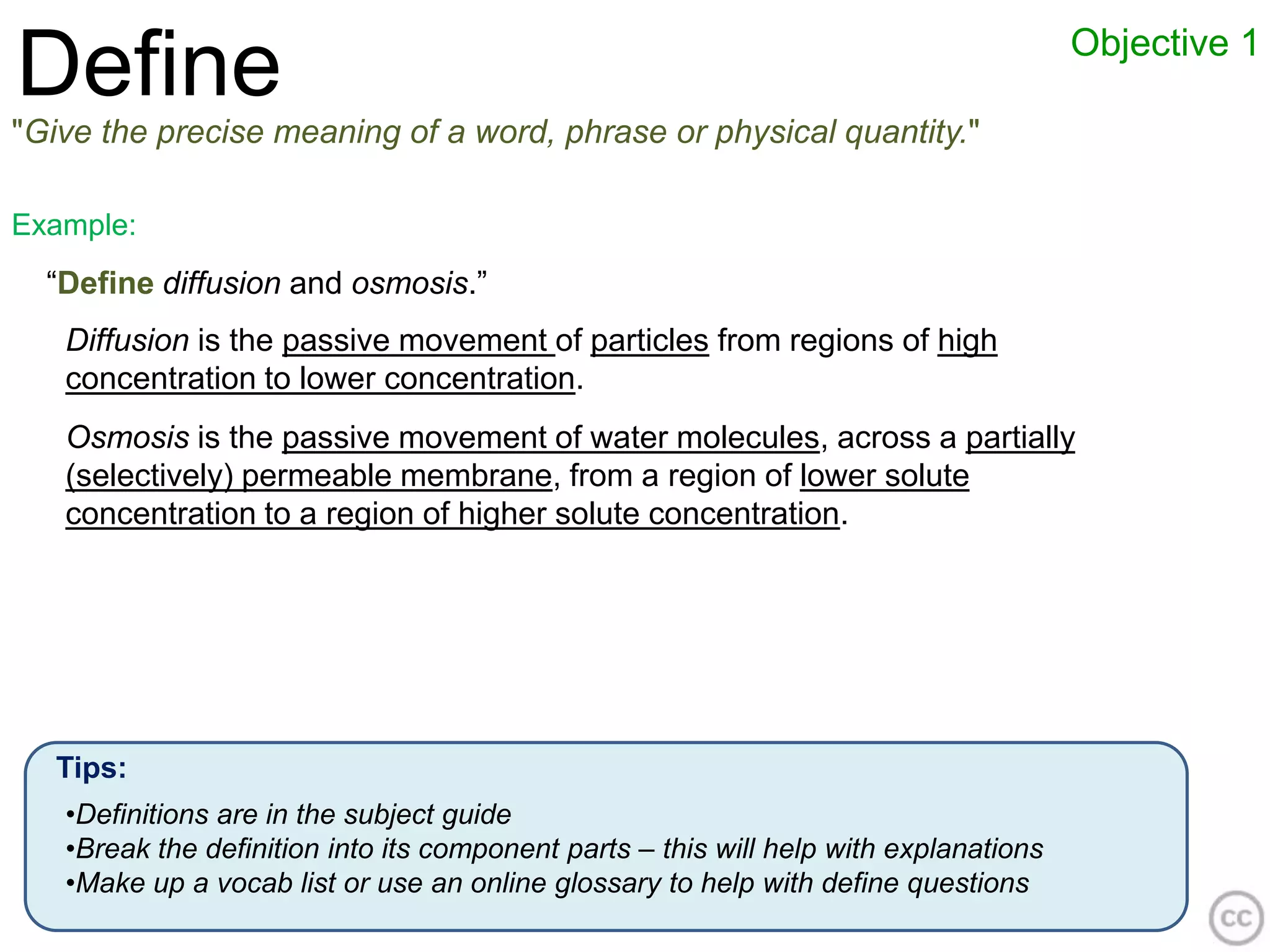 Command Terms in IB Biology | PPTX