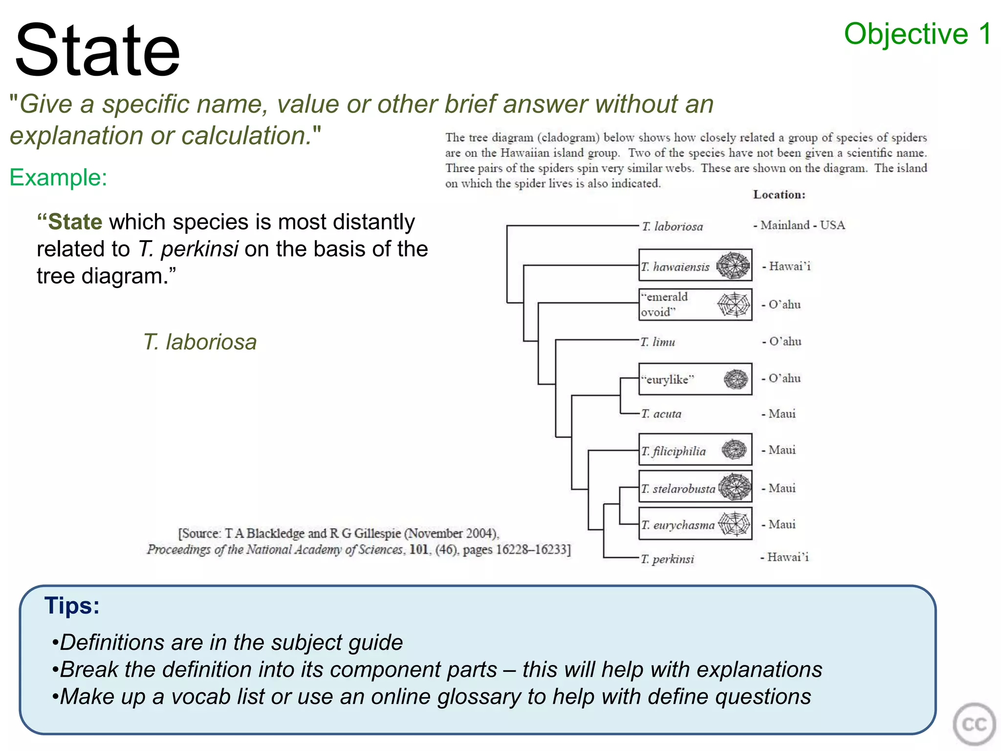 Command Terms in IB Biology | PPTX