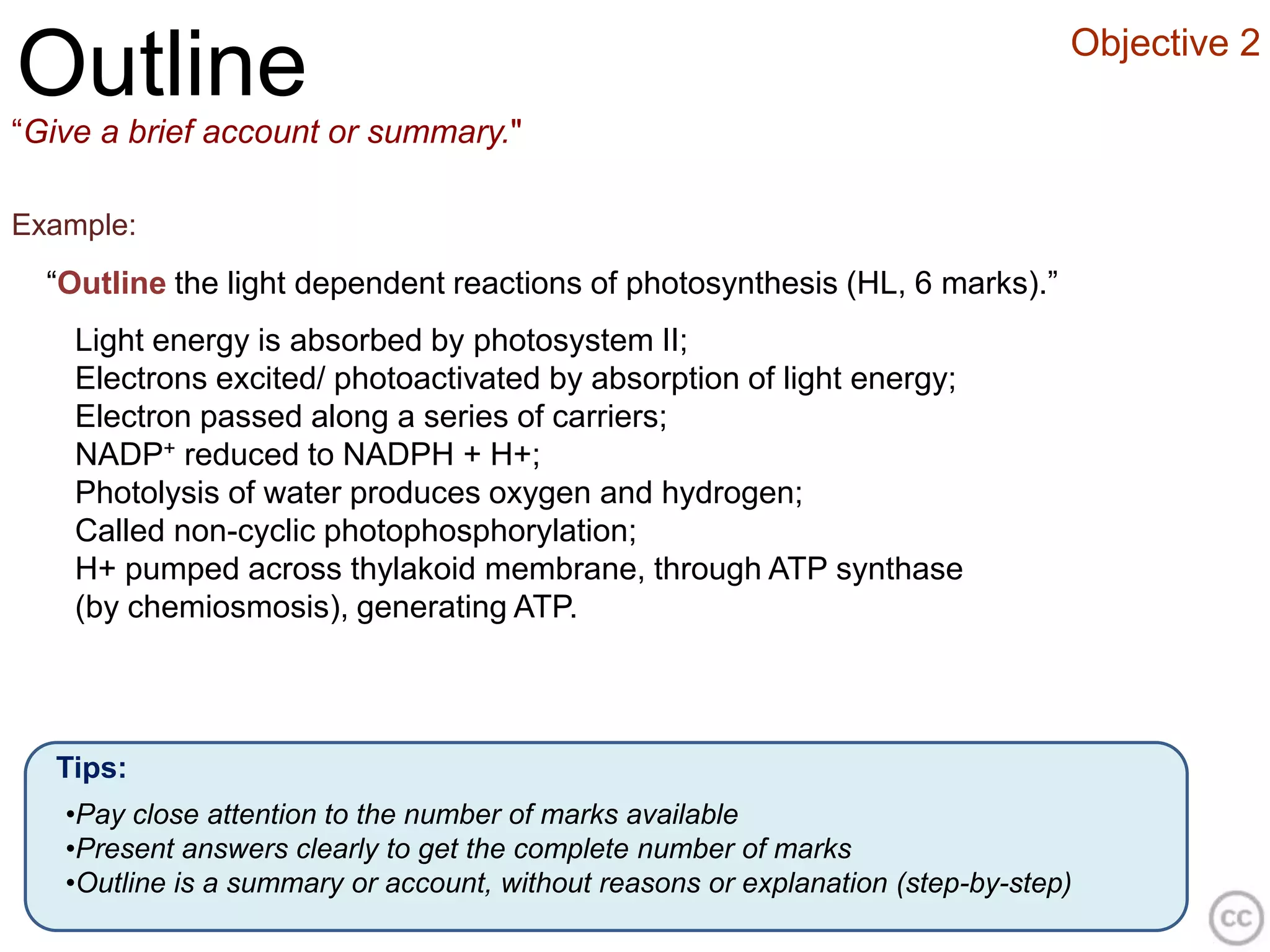 Command Terms in IB Biology | PPTX