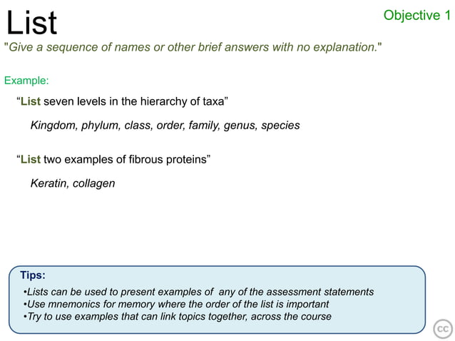 Command Terms in IB Biology | PPTX | Chemistry | Science