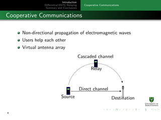 Multiple-Symbol Differential Detection for Distributed Space-Time Coding | PPT