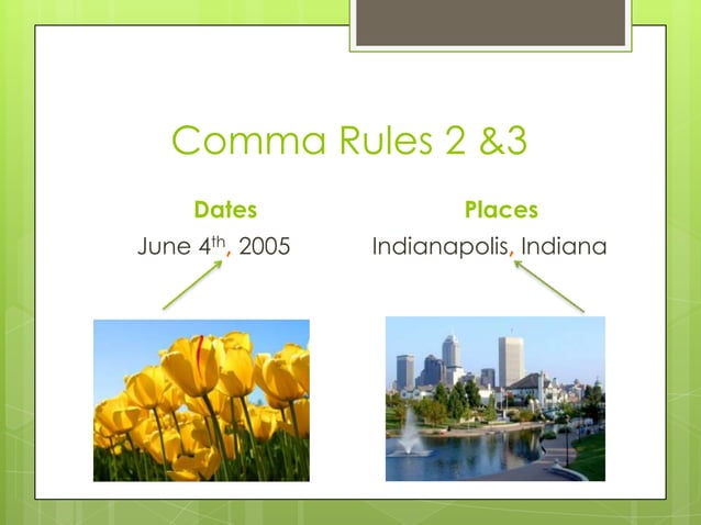 Comma Powerpoint | PPTX | Style & Fashion