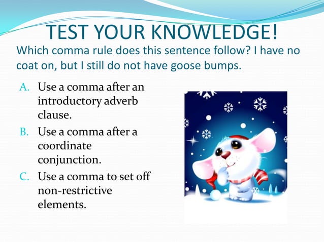 Comma powerpoint | PPTX