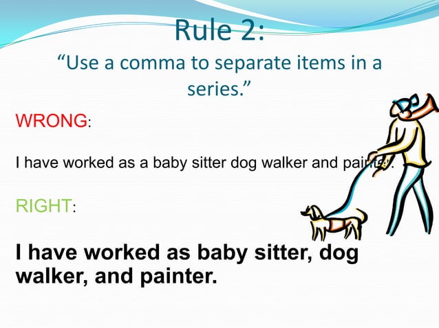 Comma powerpoint | PPTX