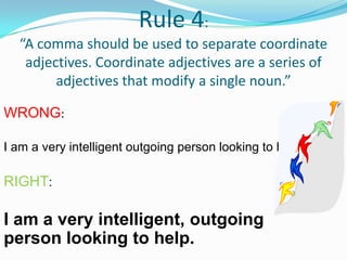 Comma powerpoint | PPTX