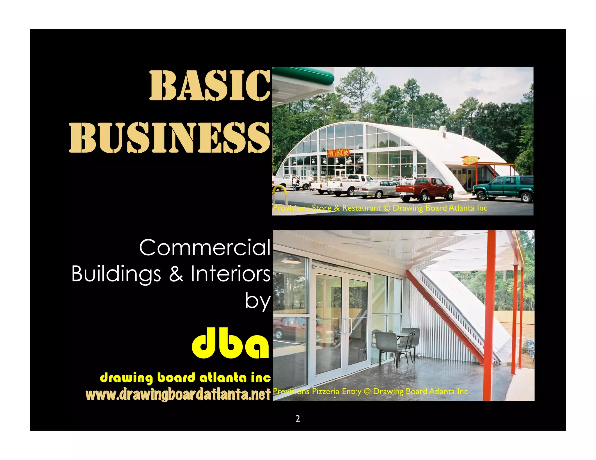 Modern Commercial Architecture by DBA | PPT