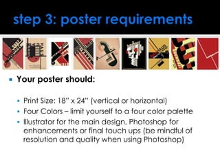 Comm Design: Unit 2 - Promotional Poster | PPT