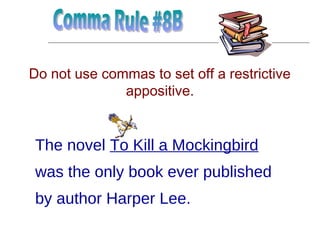 Comma rules | PPT