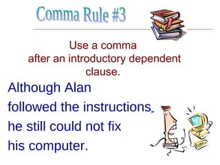 Comma rules | PPT