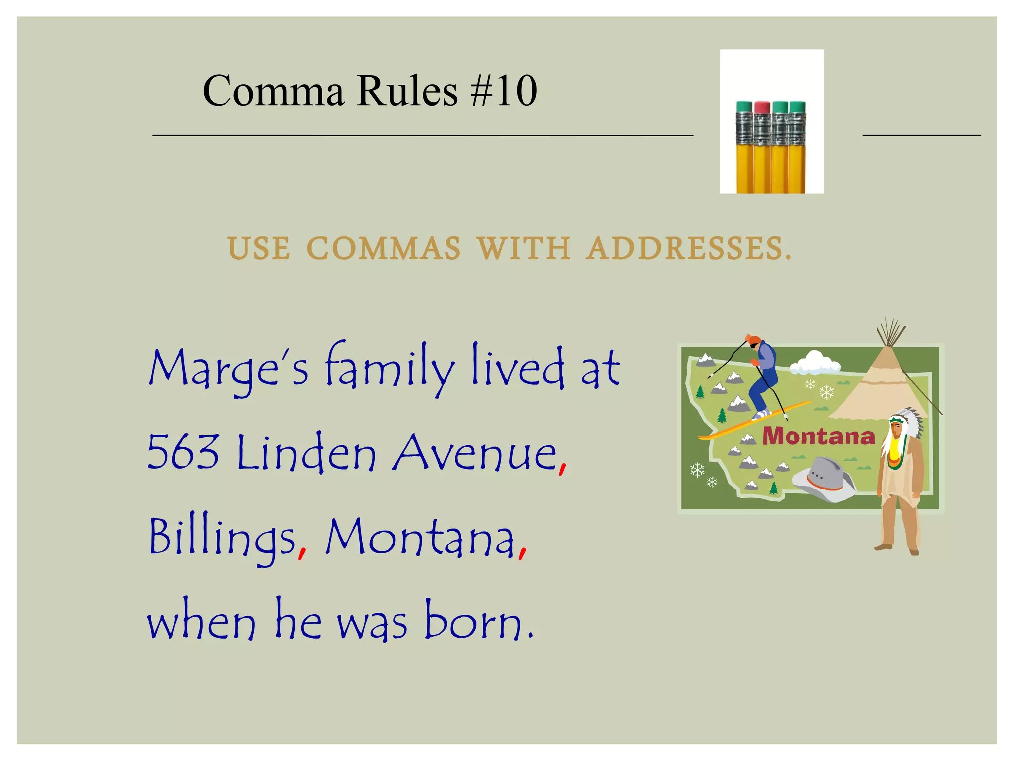 Comma rules | PDF