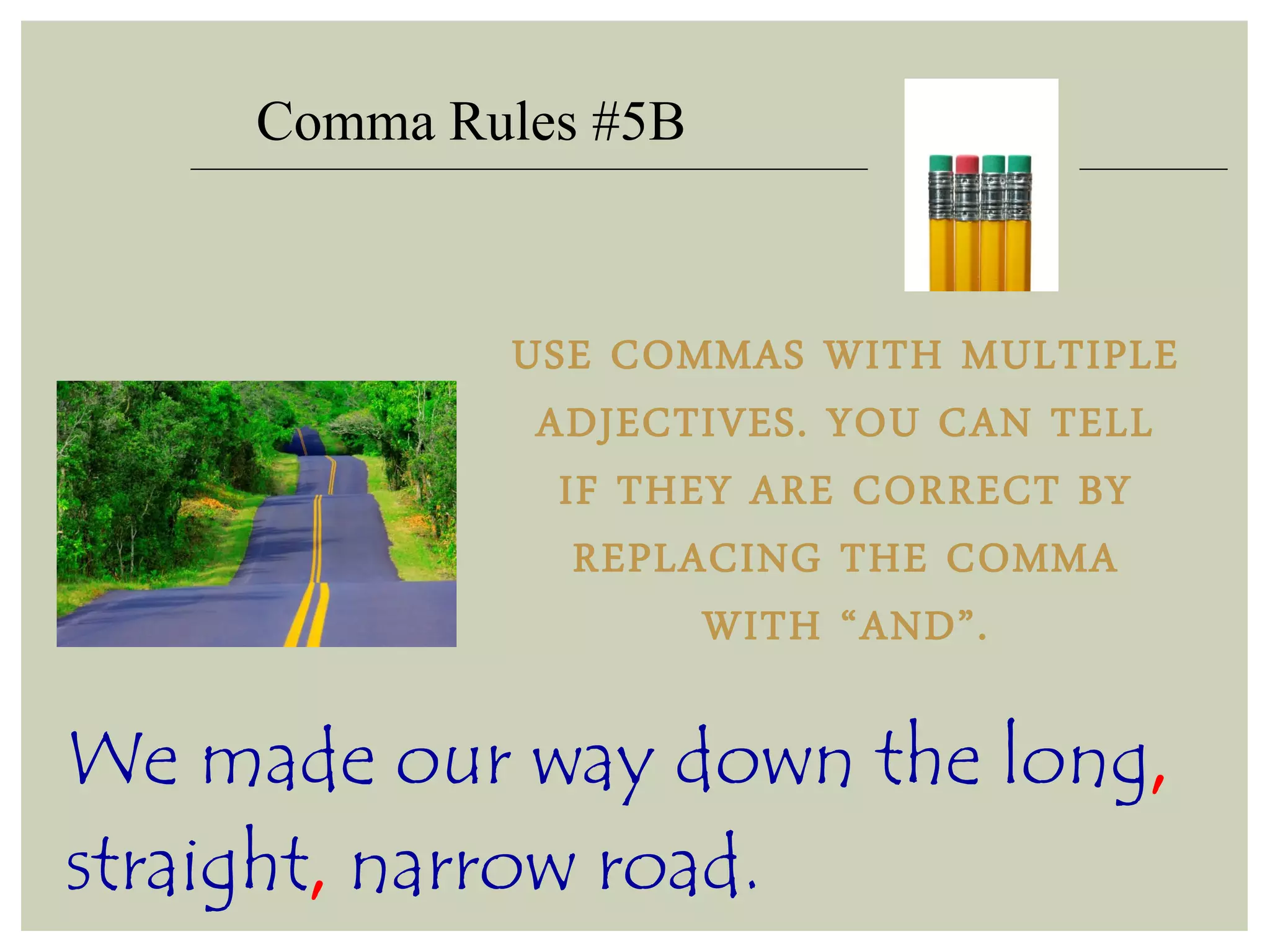 Comma rules | PDF