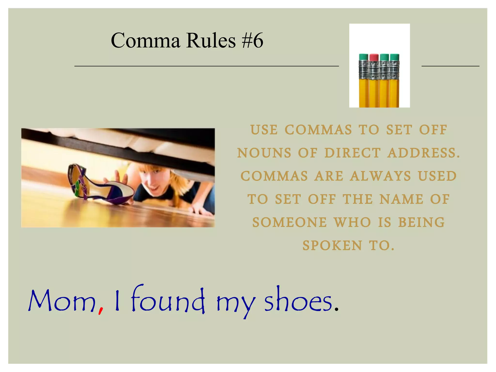 Comma rules | PDF