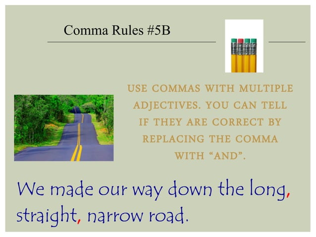 Comma rules | PDF