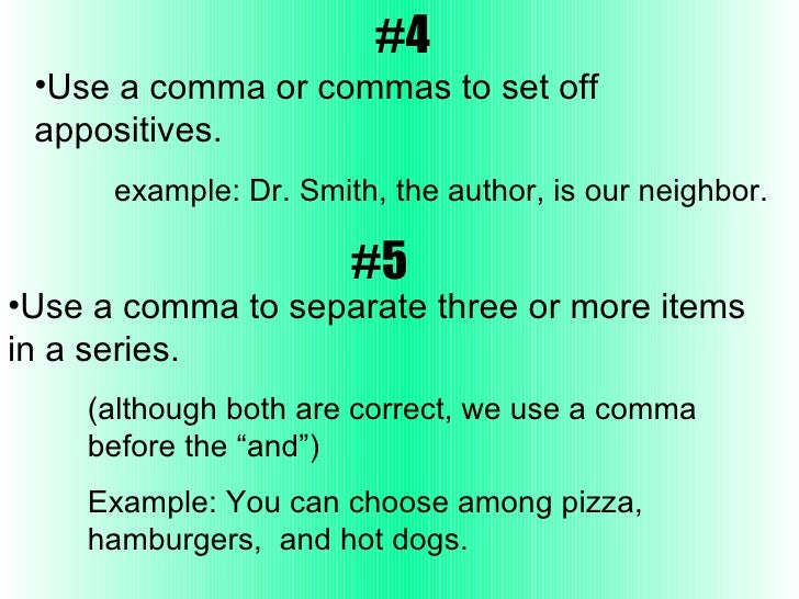 Commas