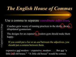 Commas | PPT