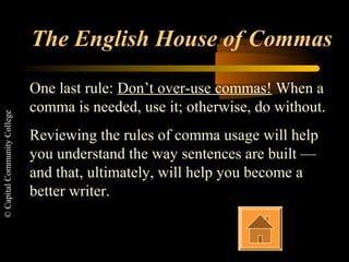 Commas | PPT