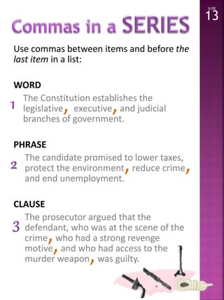 Commas Demystified | PDF