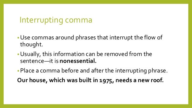 Commas