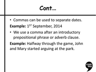 Commas | PPTX