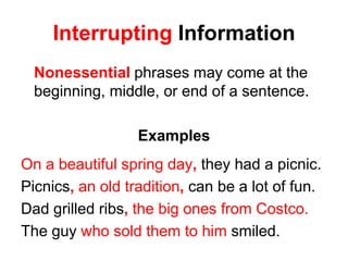 Basic Punctuation (Comma, Colon, Semi-colon) | PPT