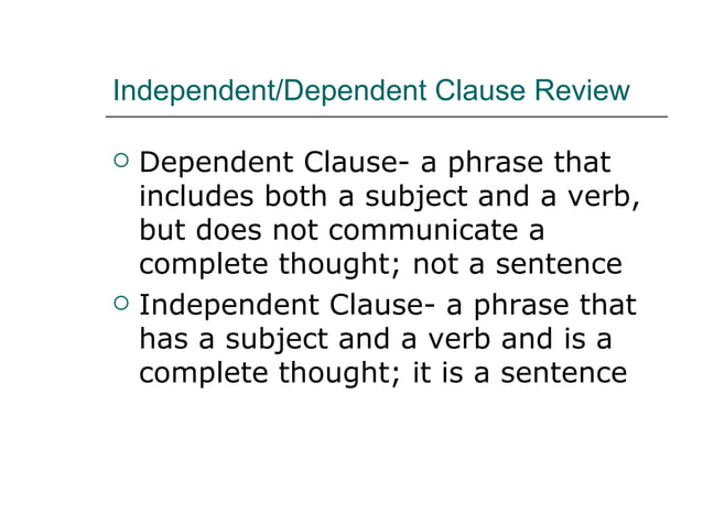 Commas dependent-clauses_power_point[3] | PPT