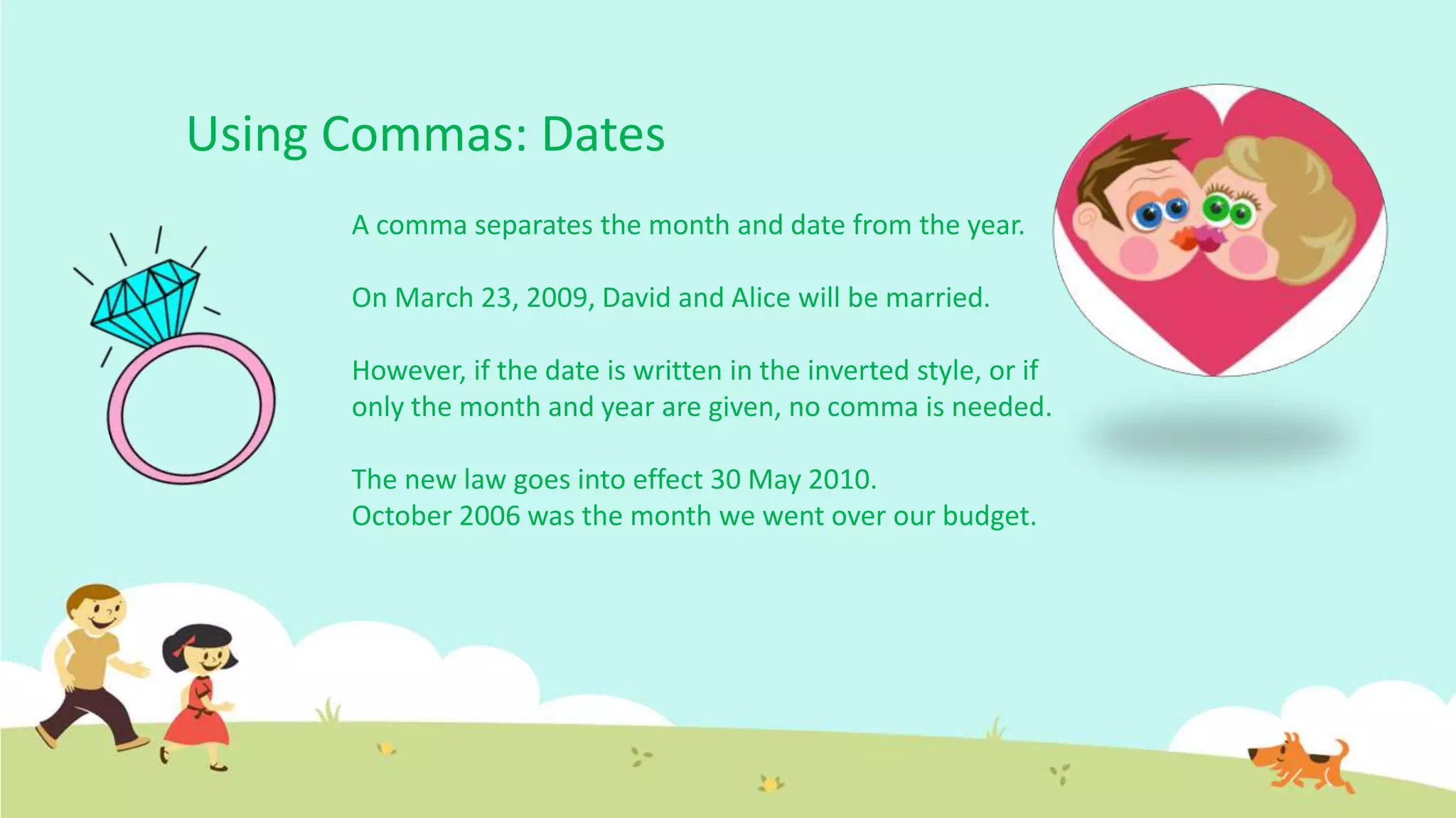 The Comma: How and When to Use It | PPTX