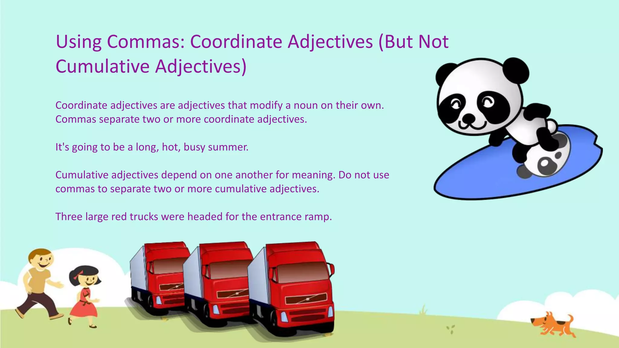 The Comma: How and When to Use It | PPTX